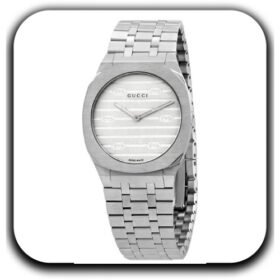 Buy Gucci Women Silver Dial Steel Watch | Luxuary Dubai